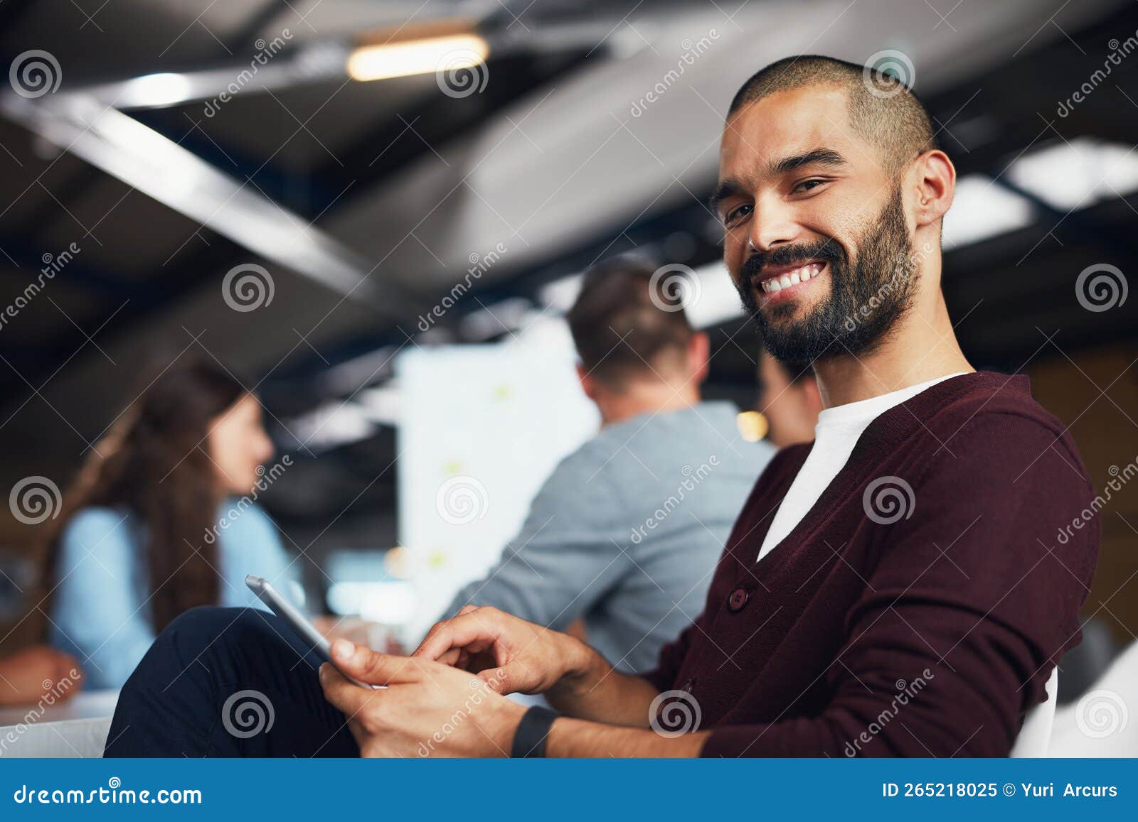 Technology Helps Me Get More Work Done in the Day. Portrait of a Young ...