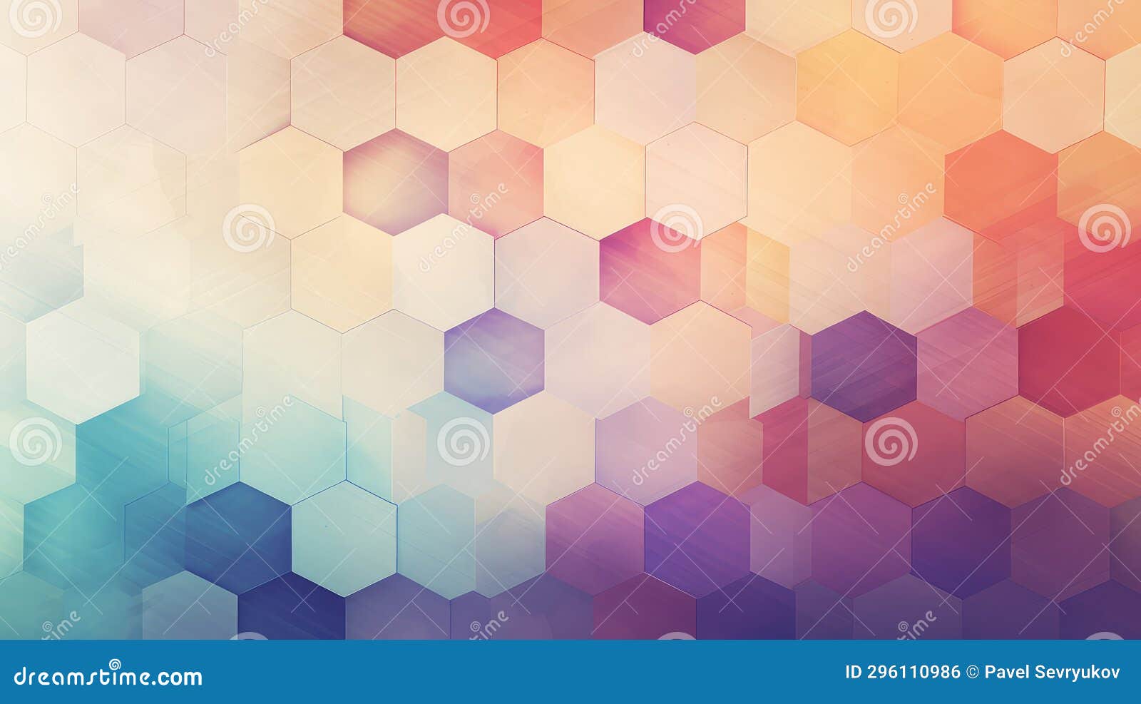 Technology Hexagon Grid Network Stock Illustration - Illustration of ...