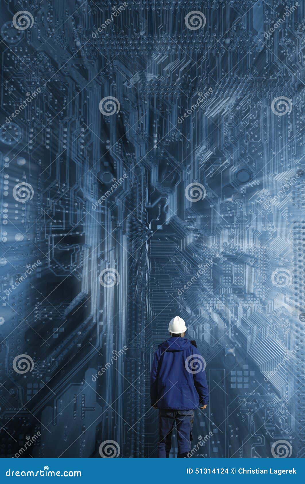 Technology and Hi-tech Engineering Stock Photo - Image of data, board ...