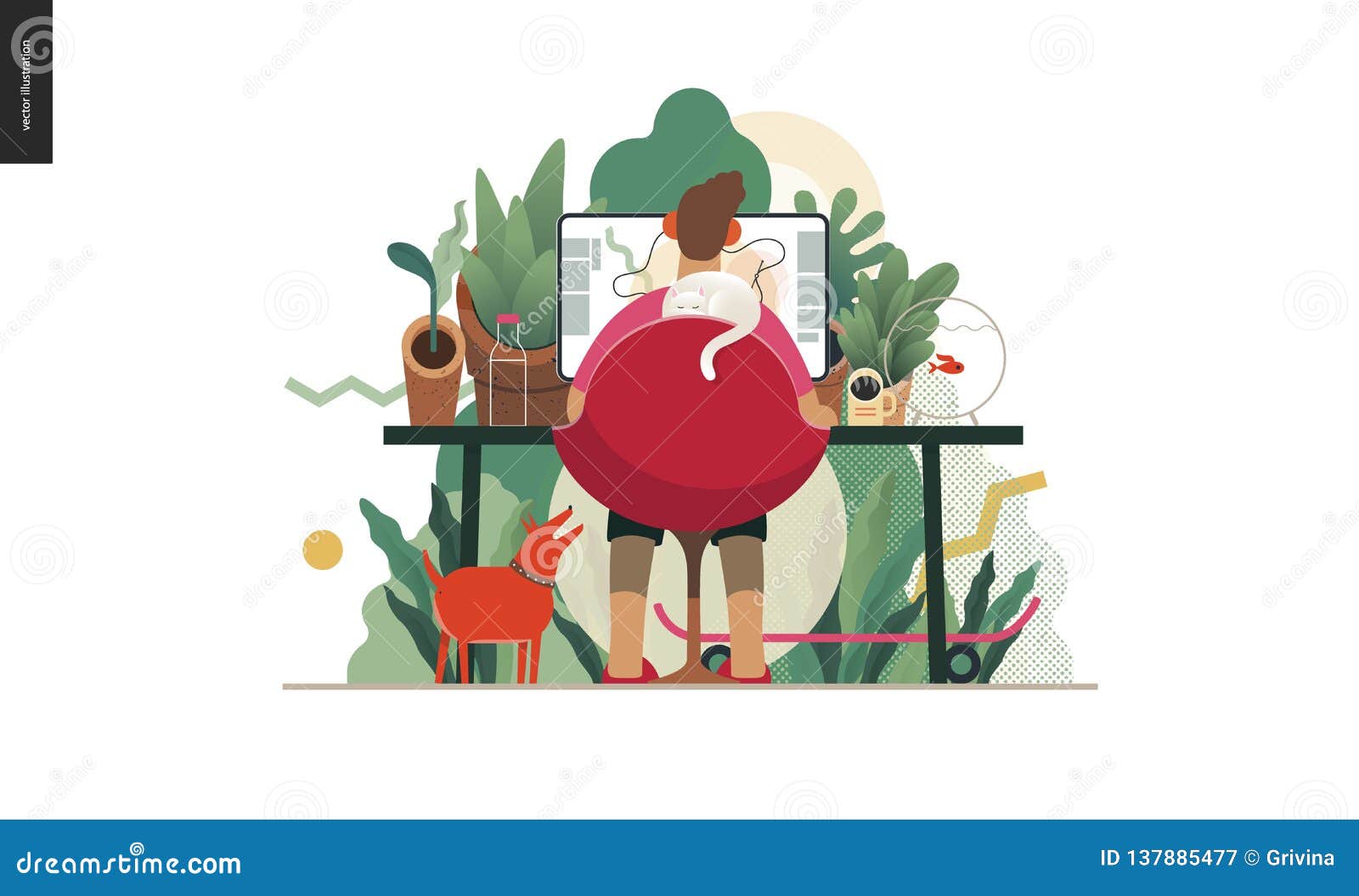 Technology Topic Illustration Stock Vector - Illustration of banner ...