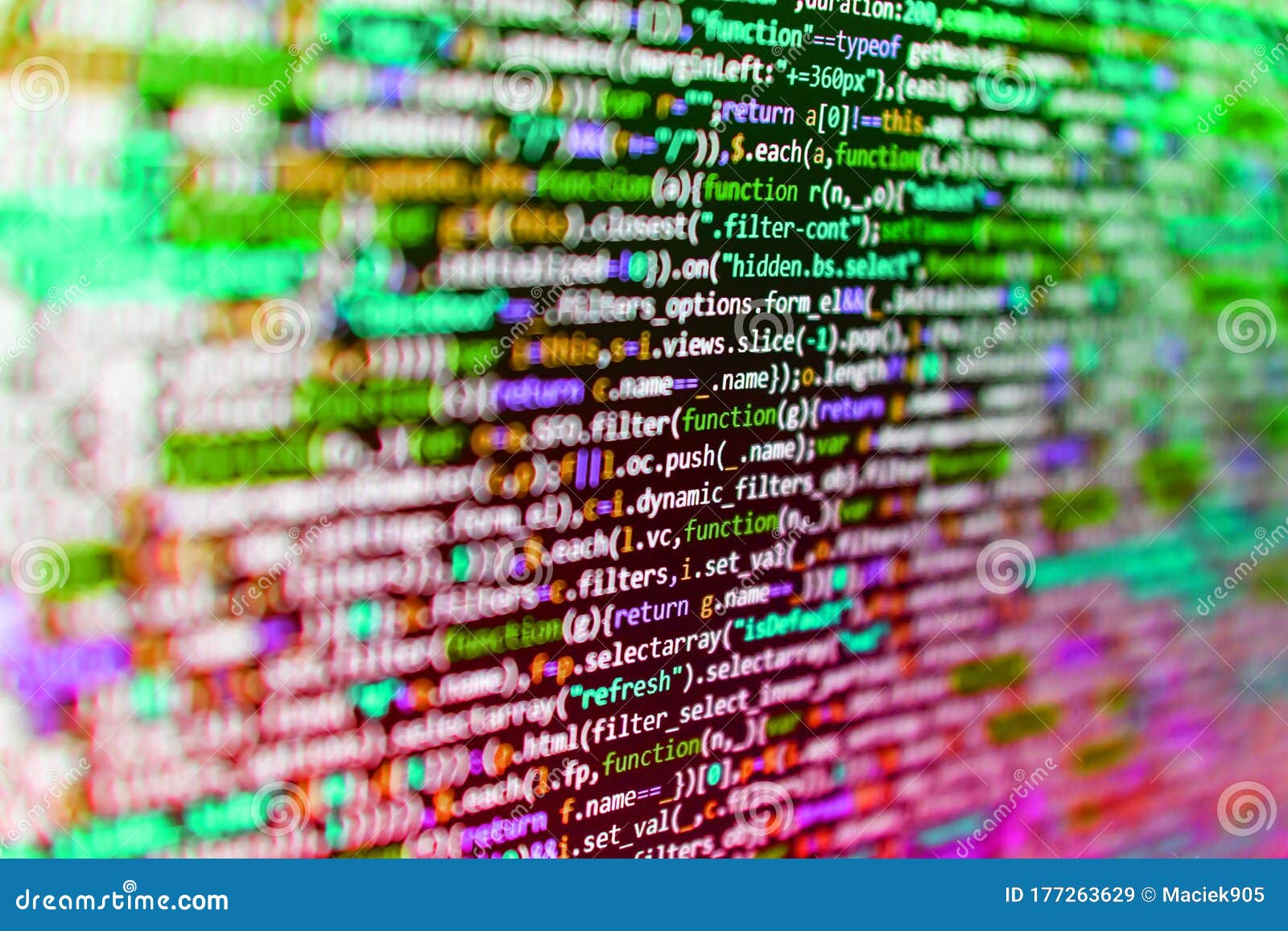 Technology Horizontal Background Developer Software Programming Code Php Language And Coding