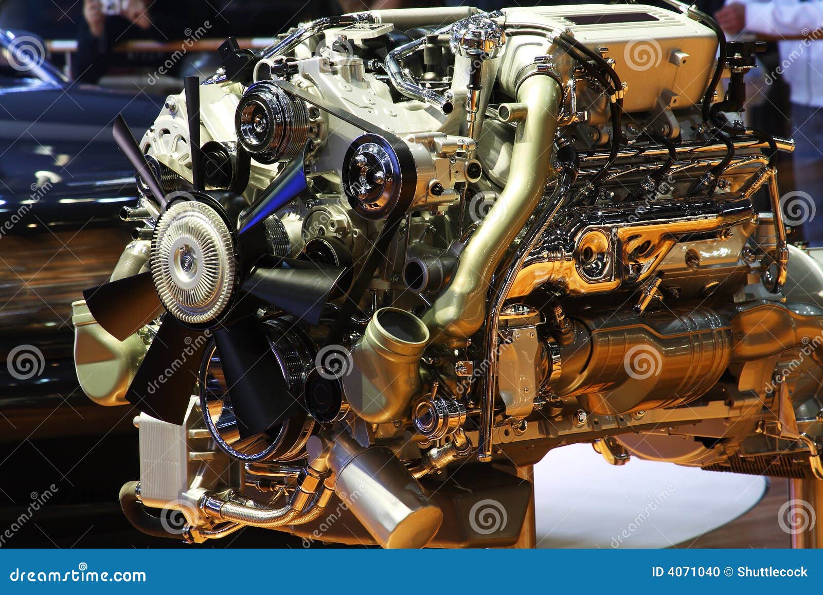 Technology Hybrid Shiny Engine Stock Photo - Image of metal, bright ...