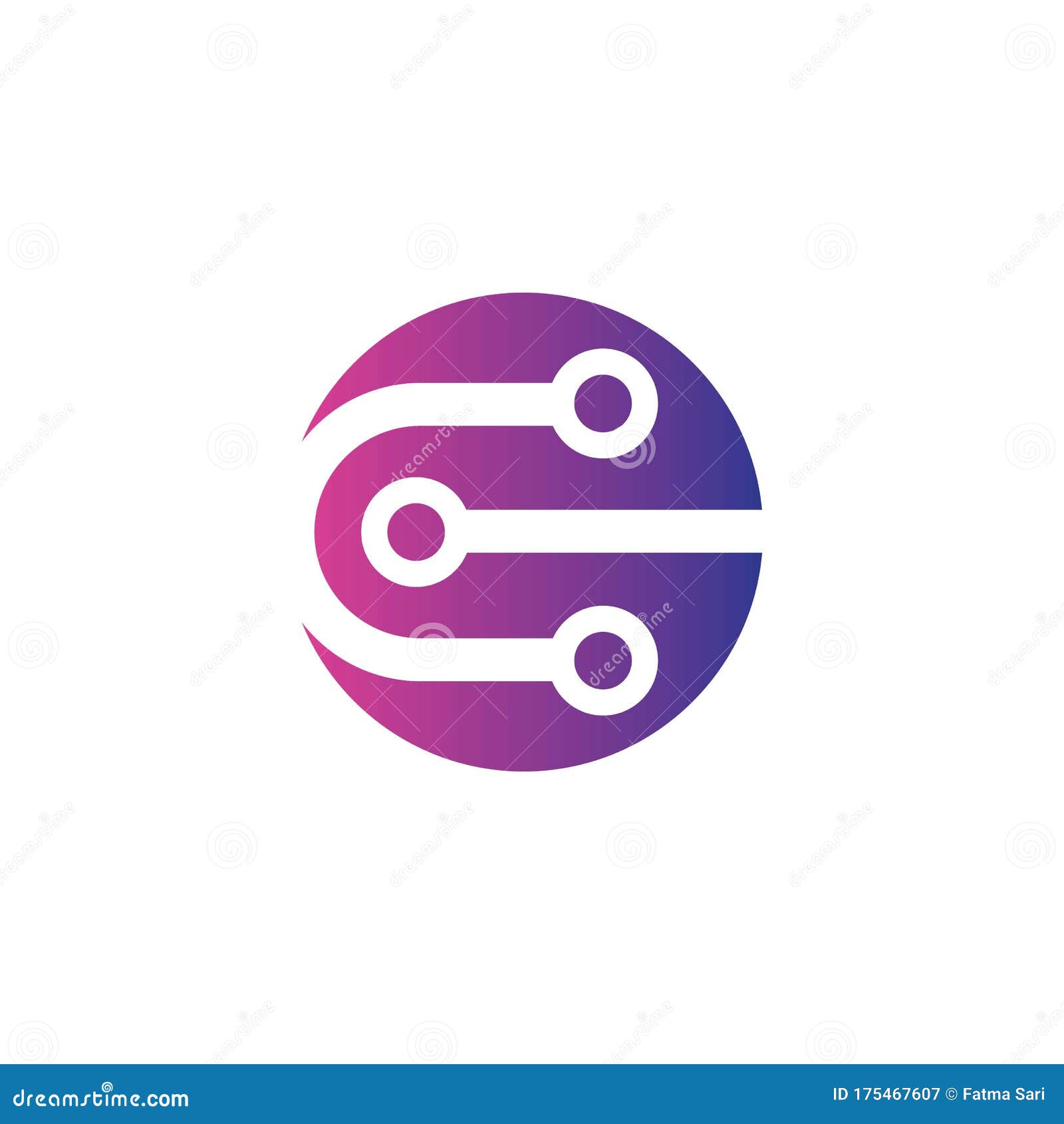 Technology icon logo stock vector. Illustration of chip - 175467607