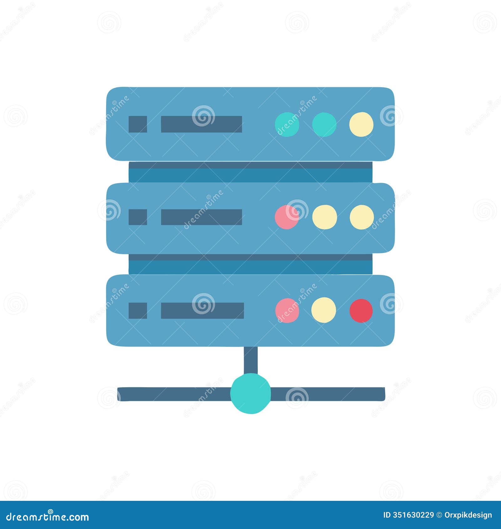 Build Server Technology Icon Stock Illustration - Illustration of ...