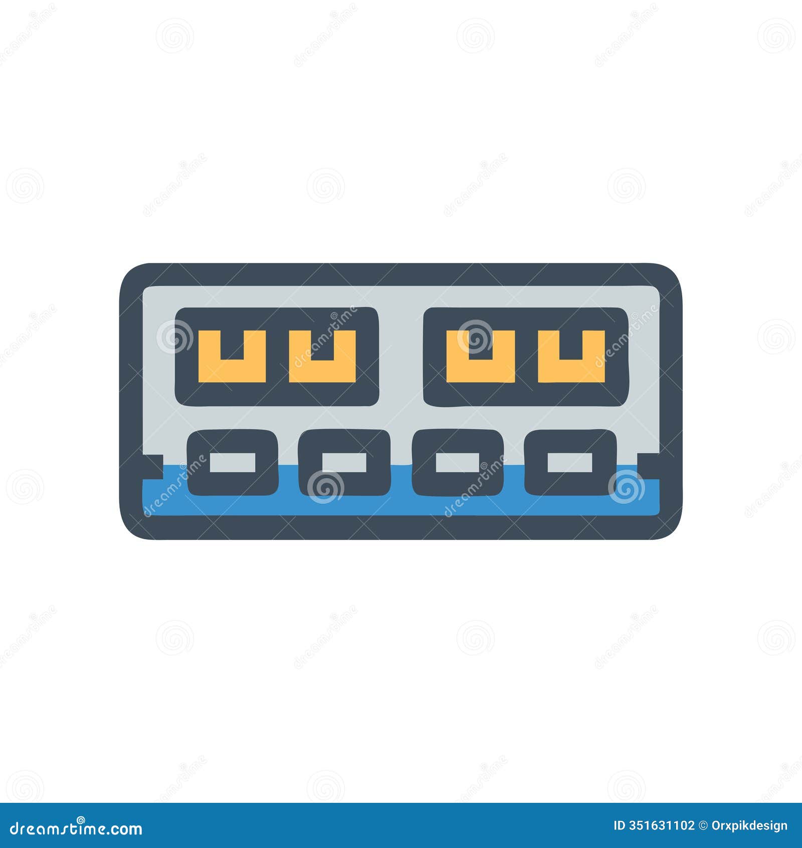 Ethernet Switch Icon Vector Illustration | CartoonDealer.com #195237964