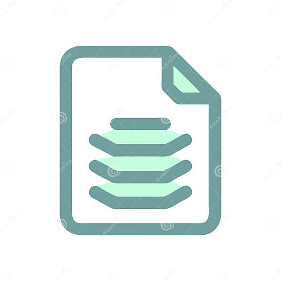 Stack Trace Technology Icon Stock Illustration - Illustration of ...