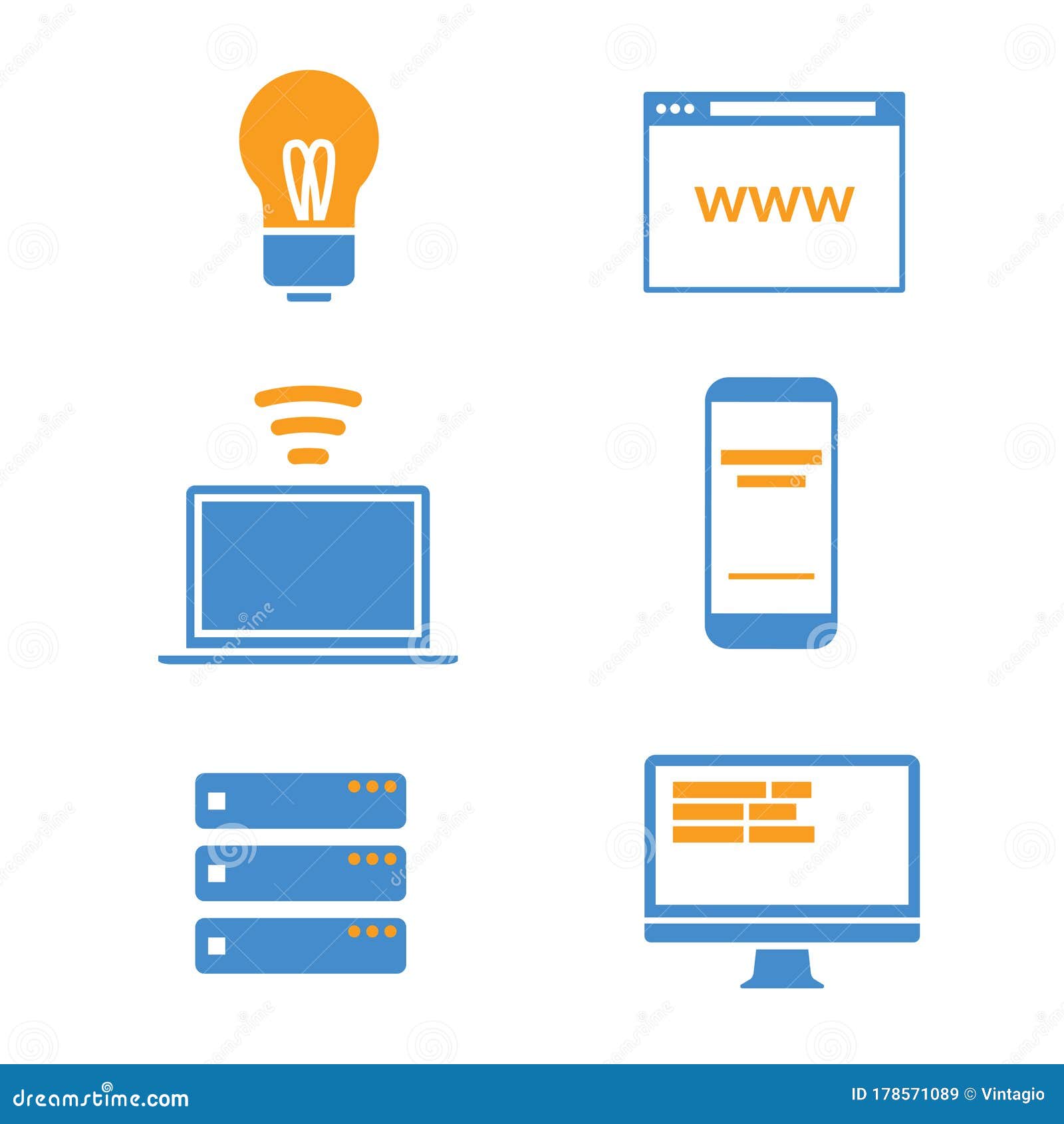 Technology icon stock vector. Illustration of wireless - 178571089