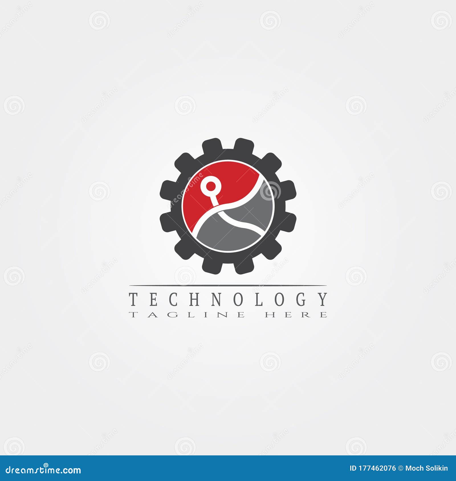 Technology Icon Template, Creative Vector Logo Design, Connection ...