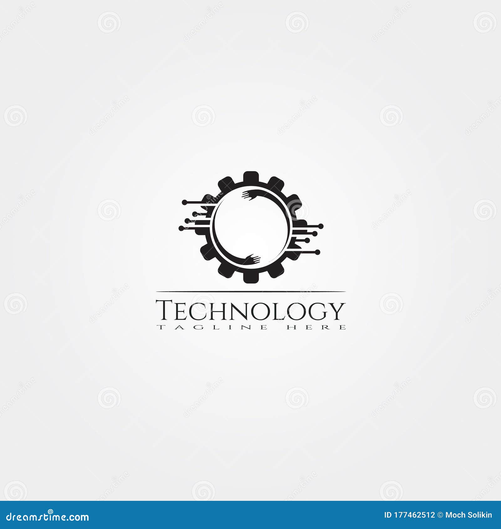 Technology Icon Template, Creative Vector Logo Design, Illustration ...
