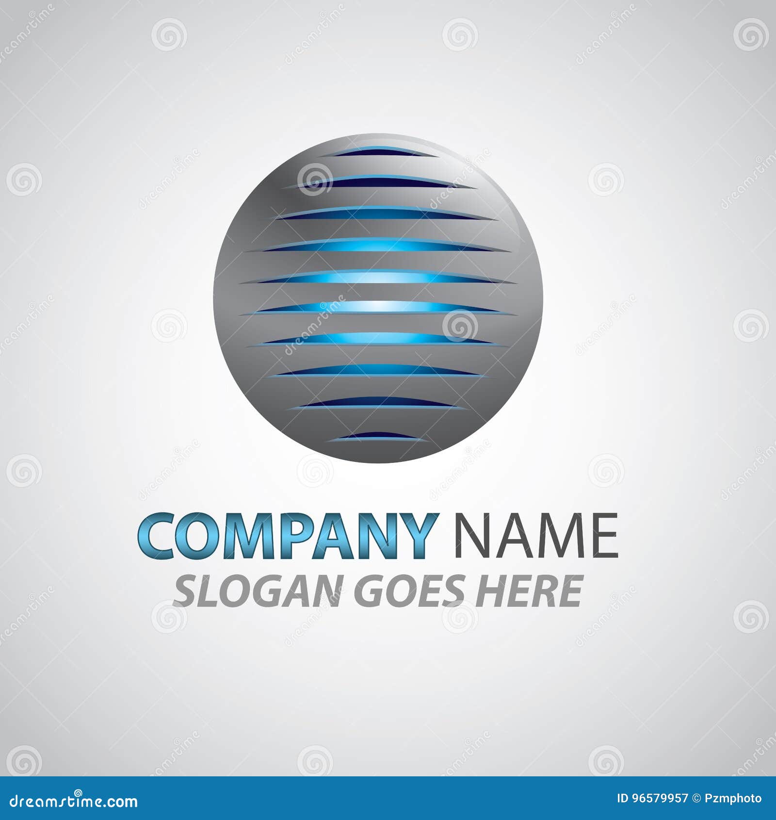 Blue Technology Icon Vector Logo Design Template Stock Vector ...