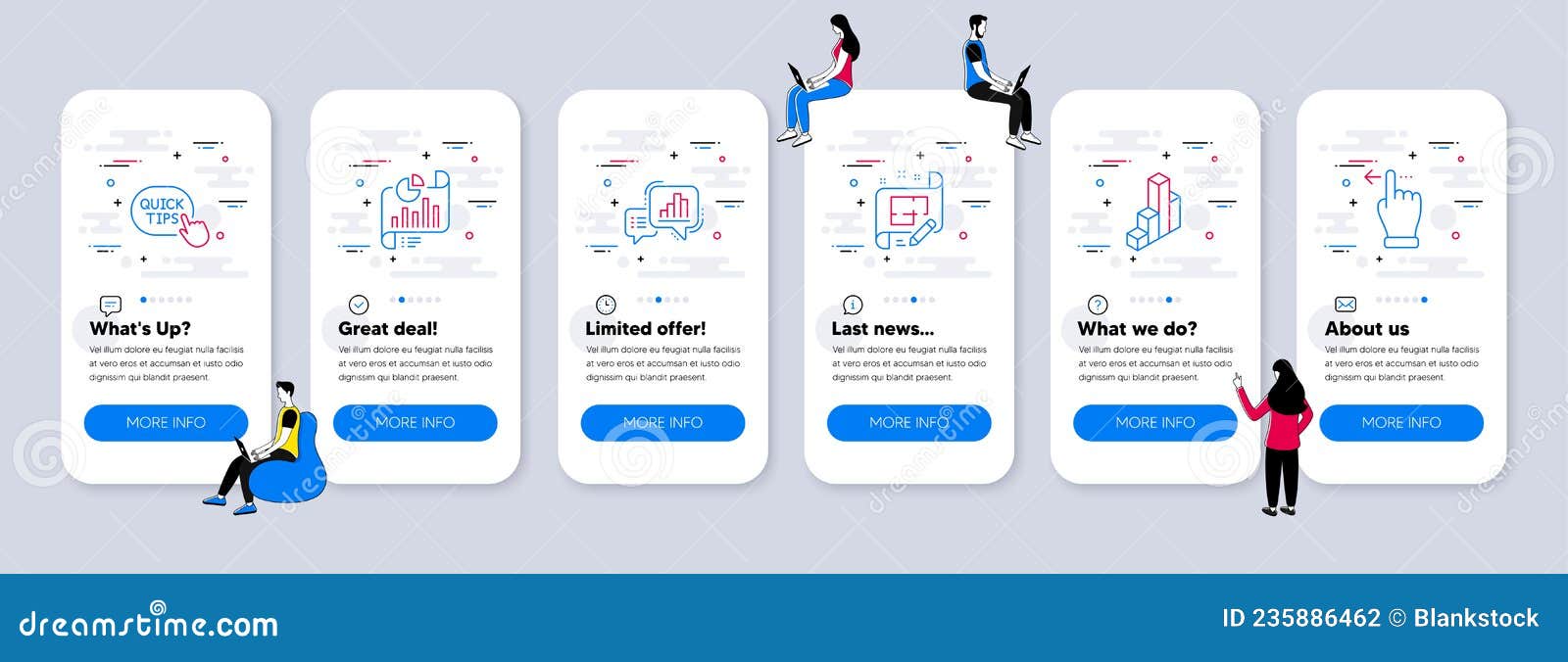 Technology Icons Set. Included Icon As Architect Plan, 3d Chart, Graph ...