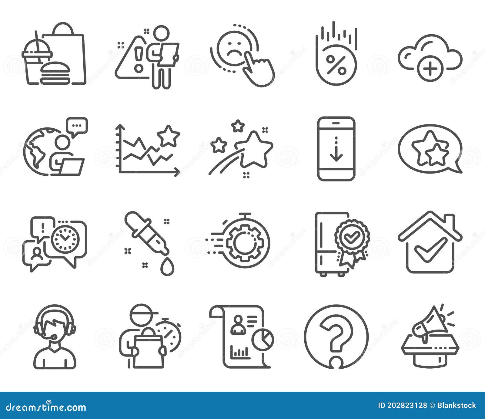 Technology Icons Set. Included Icon As Cloud Computing, Scroll Down ...