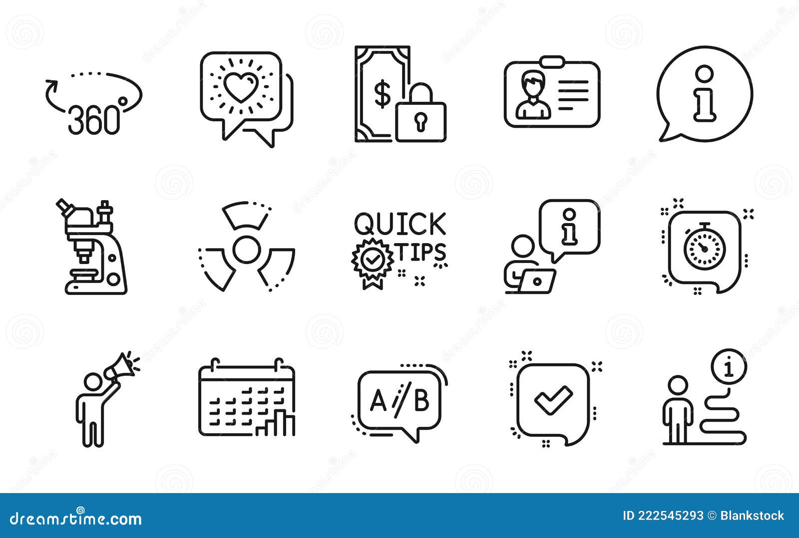 Technology Icons Set. Included Icon As Identification Card, Confirmed ...