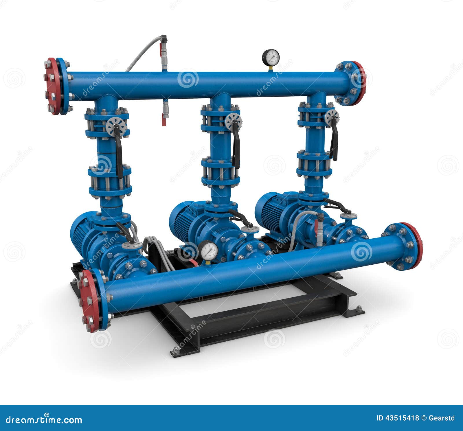 Gas Pump Station Vector Flat Illustration On White Background ...