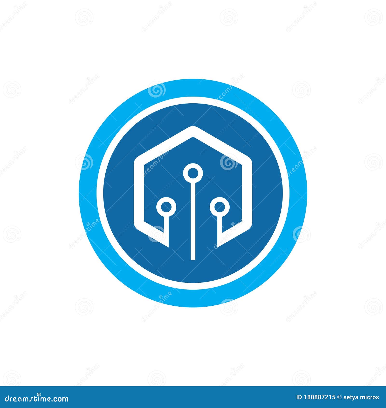 Technology Illustration Design Logo and Symbol Icon Vector Stock Vector ...