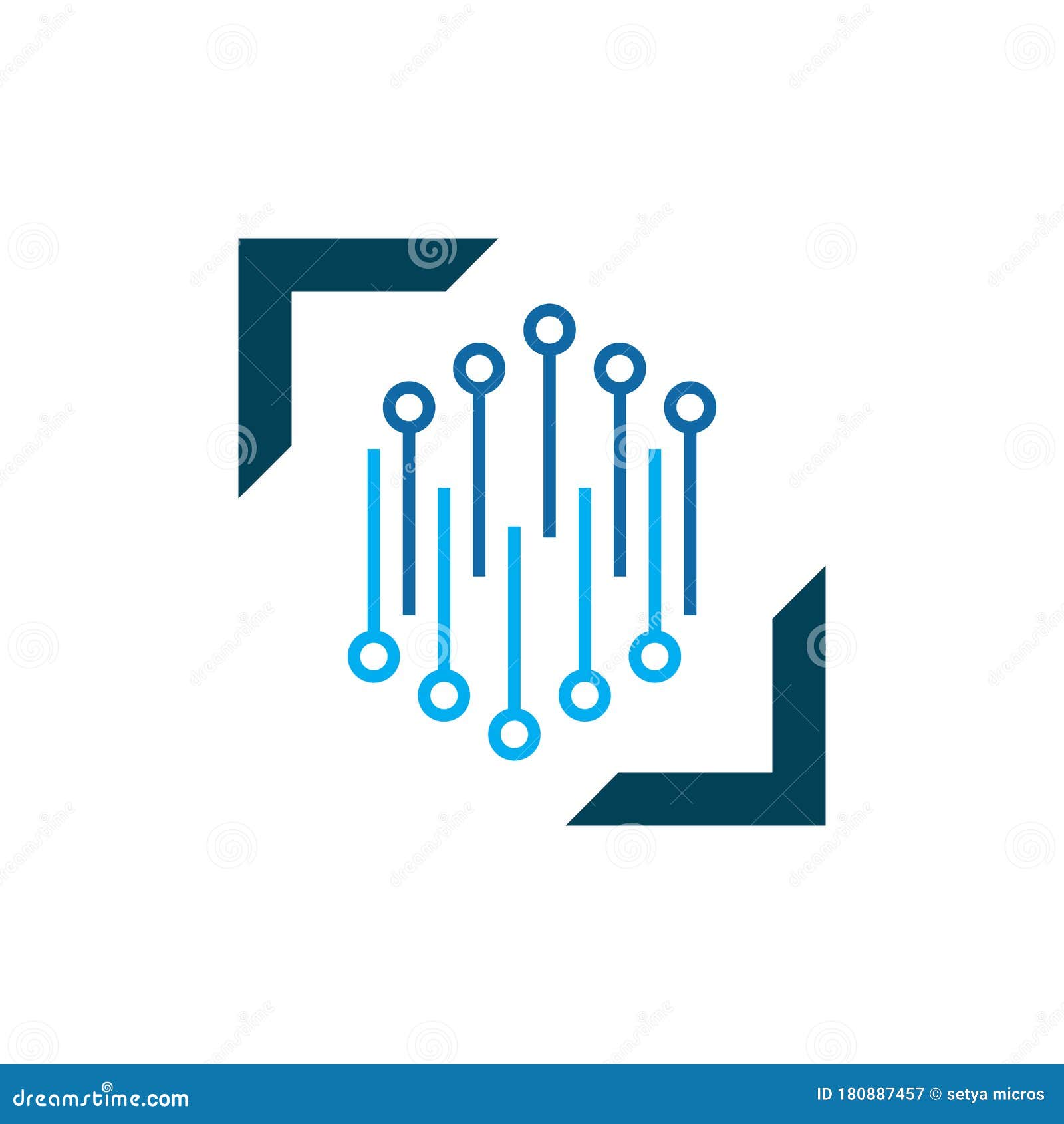 Technology Illustration Design Logo and Symbol Icon Vector Stock Vector ...