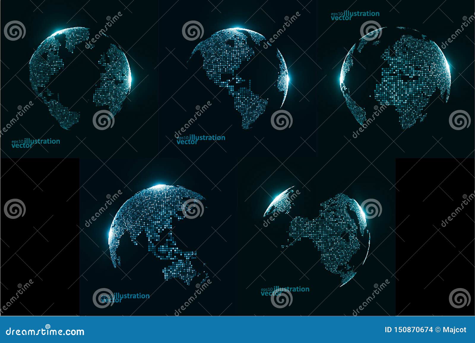 Technology image of globe stock vector. Illustration of connect - 150870674