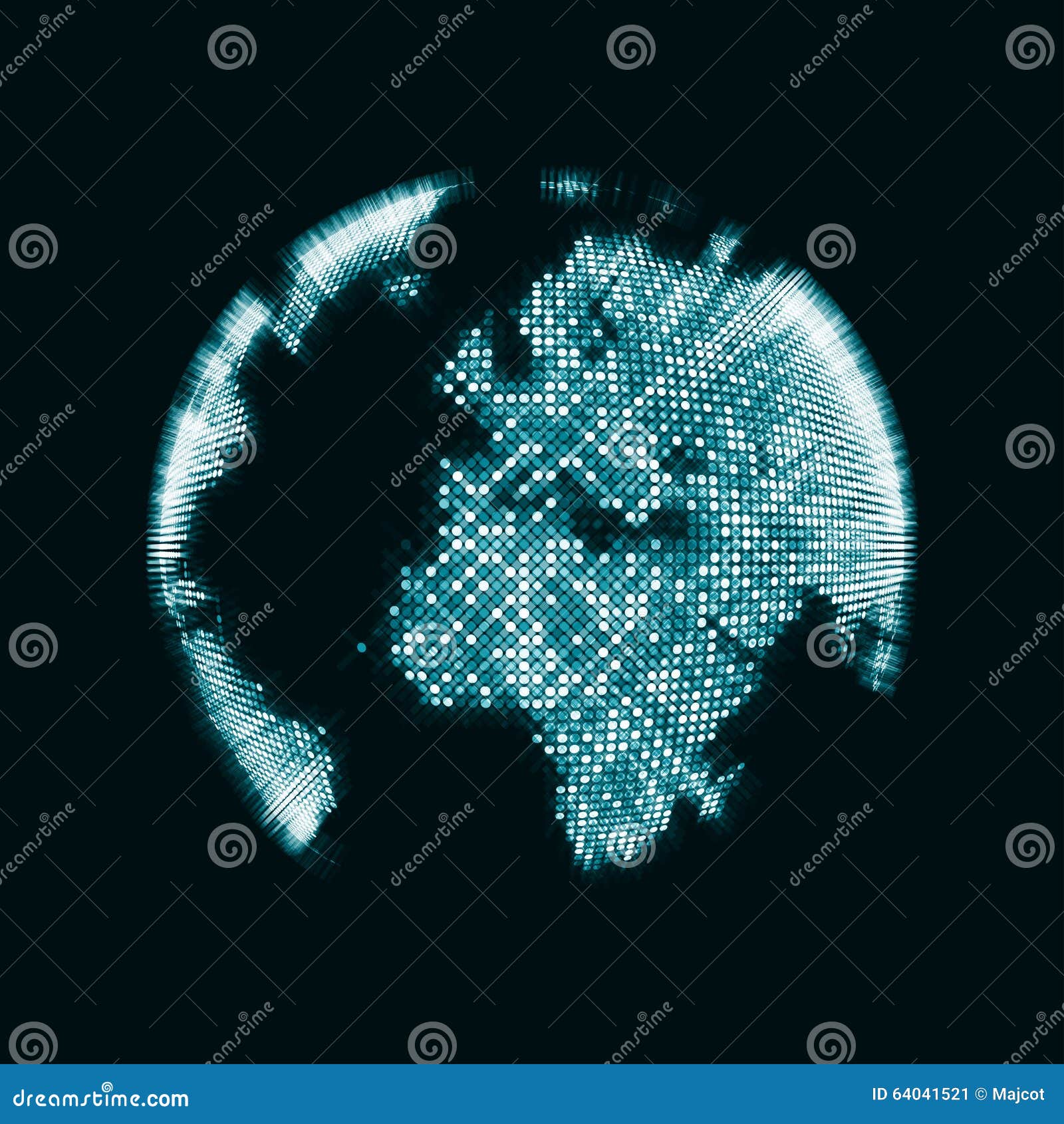 Technology image of globe stock vector. Illustration of idea - 64041521