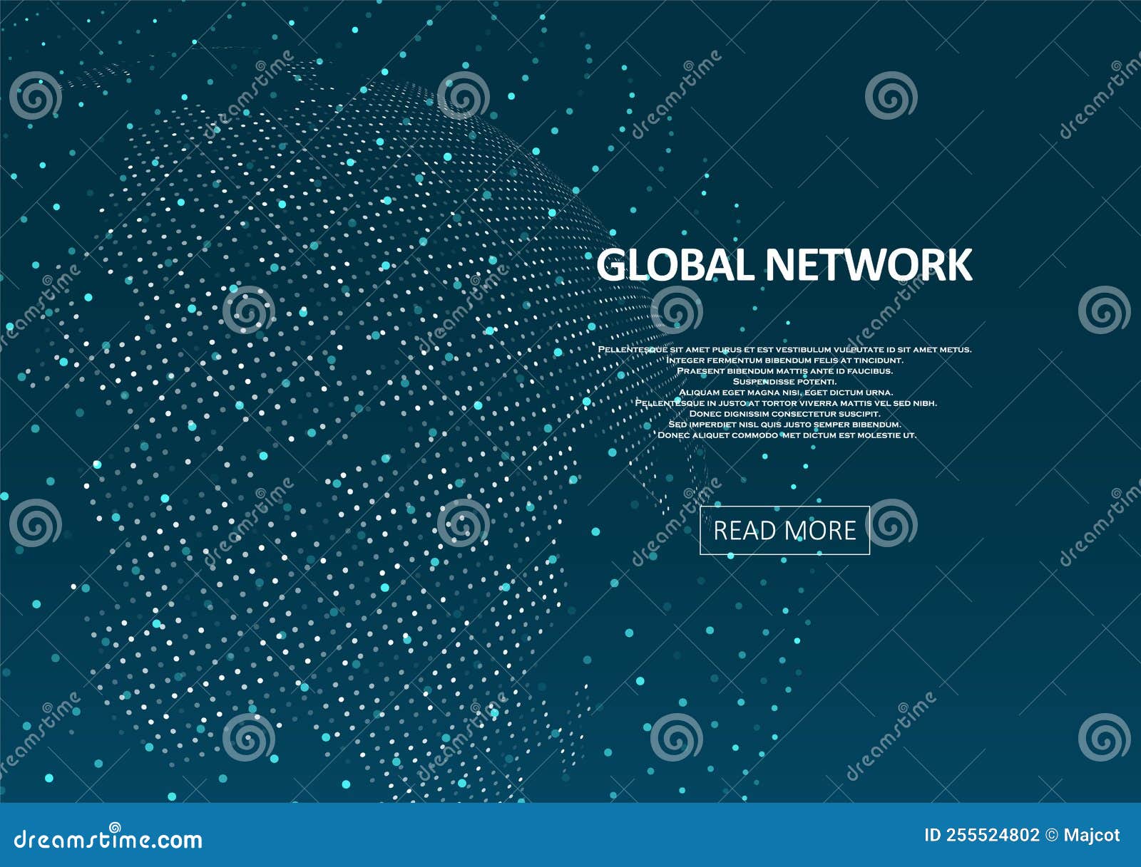 Technology image of globe stock vector. Illustration of dynamic - 255524802