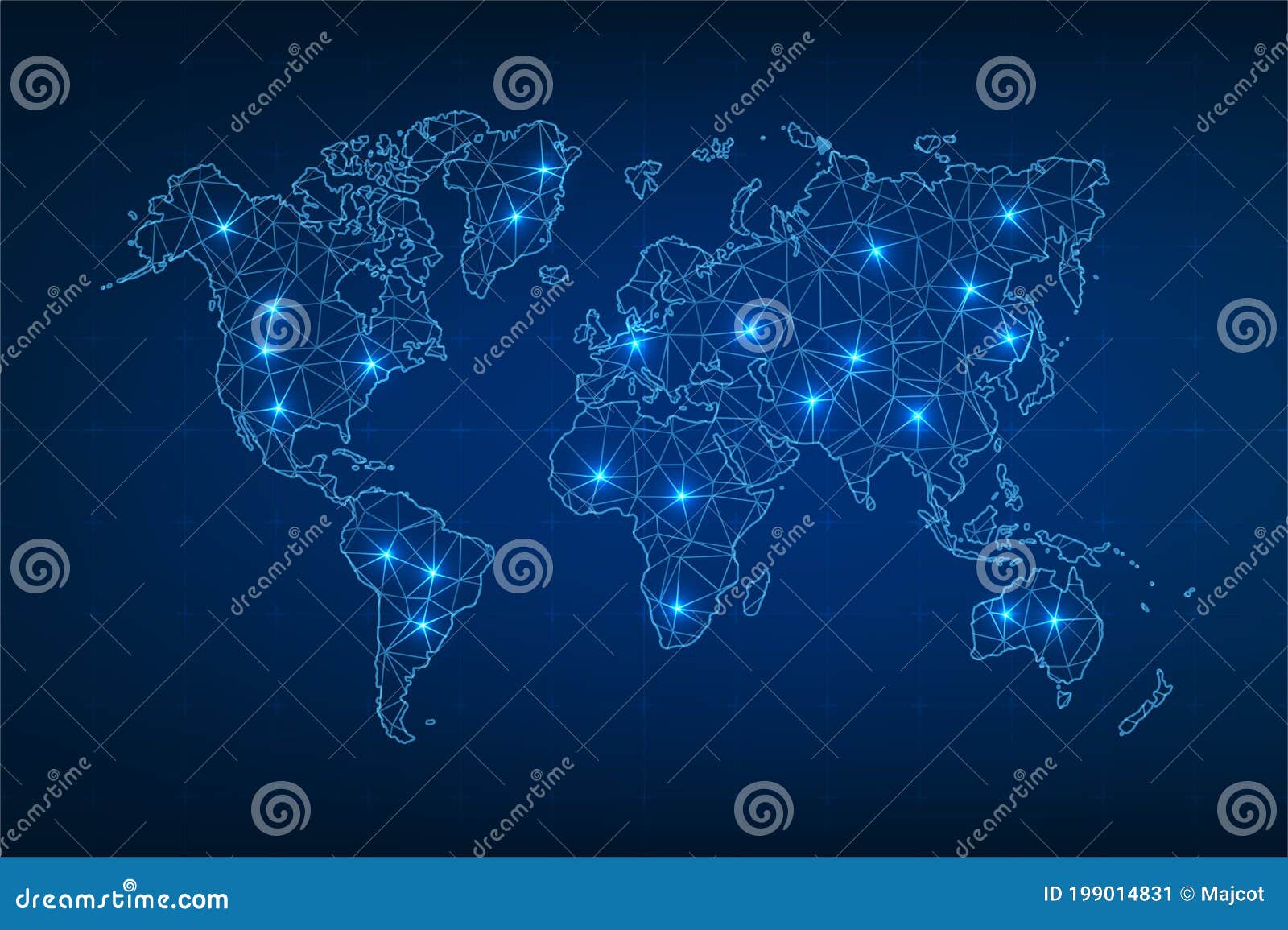 Technology image of globe stock vector. Illustration of line - 199014831