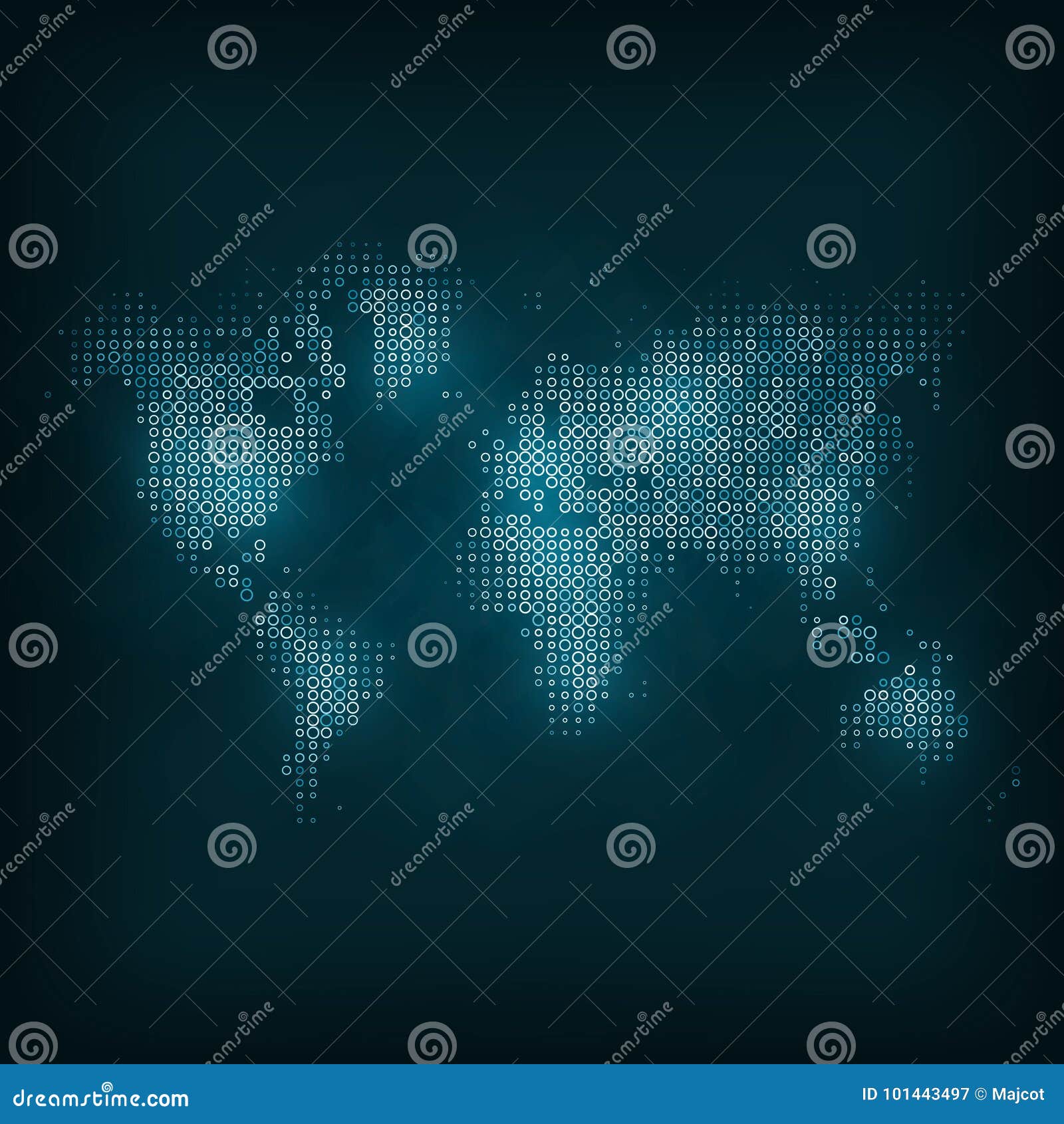 Technology image of globe stock vector. Illustration of asia - 101443497