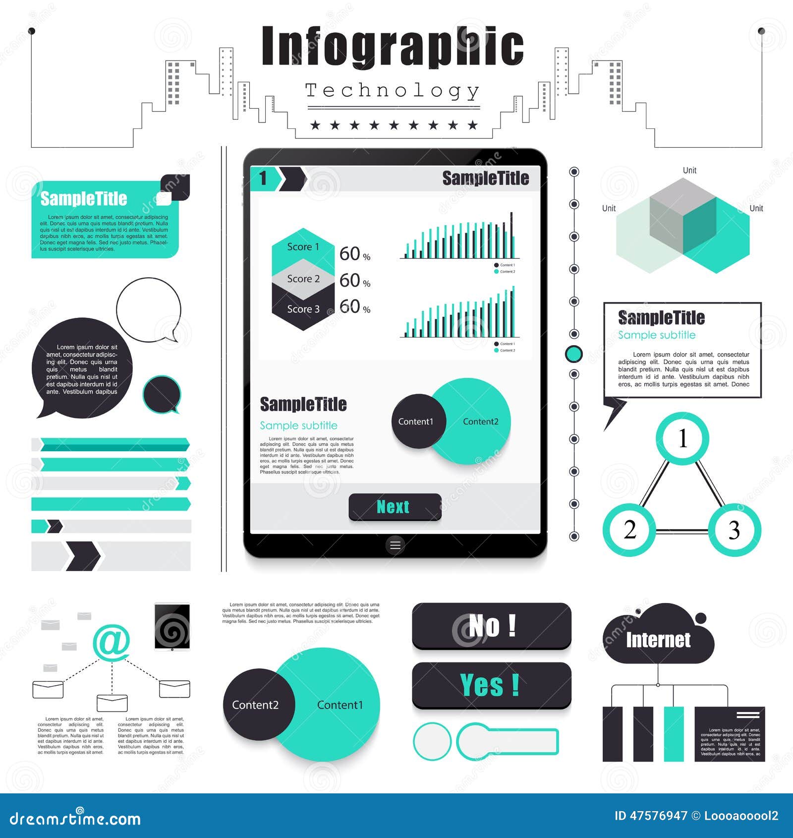 Technology Infographics Element Concept. Vector Illustration Eps10 ...
