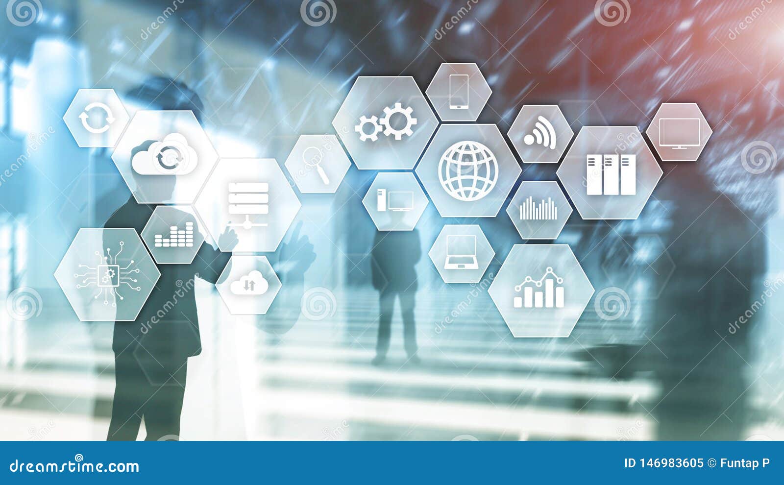 Technology Infrastructure Cloud Technology and Communication Business ...