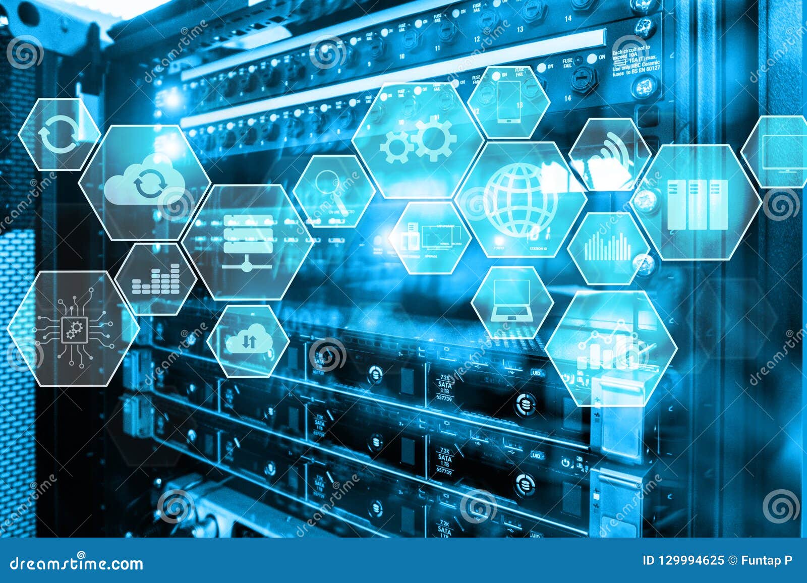 Technology Infrastructure Cloud Technology and Communication Stock ...