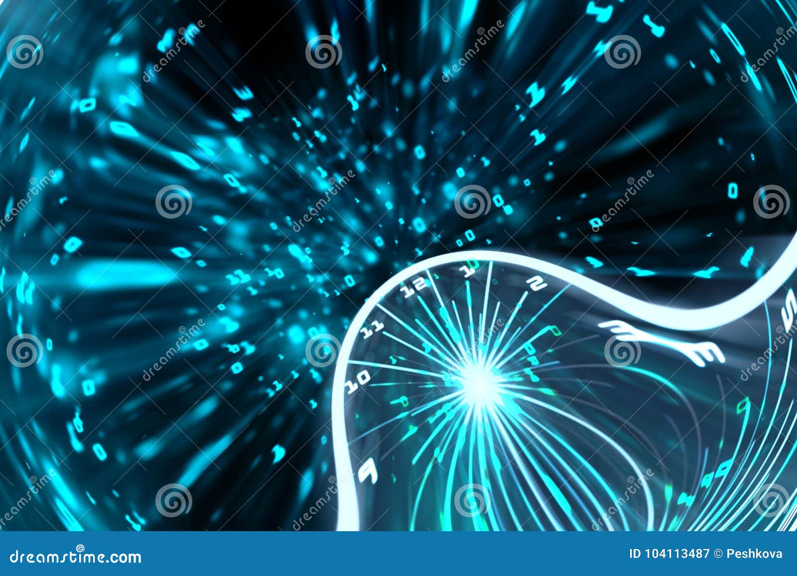 Technology, Innovation and Abstract Backdrop Stock Illustration ...