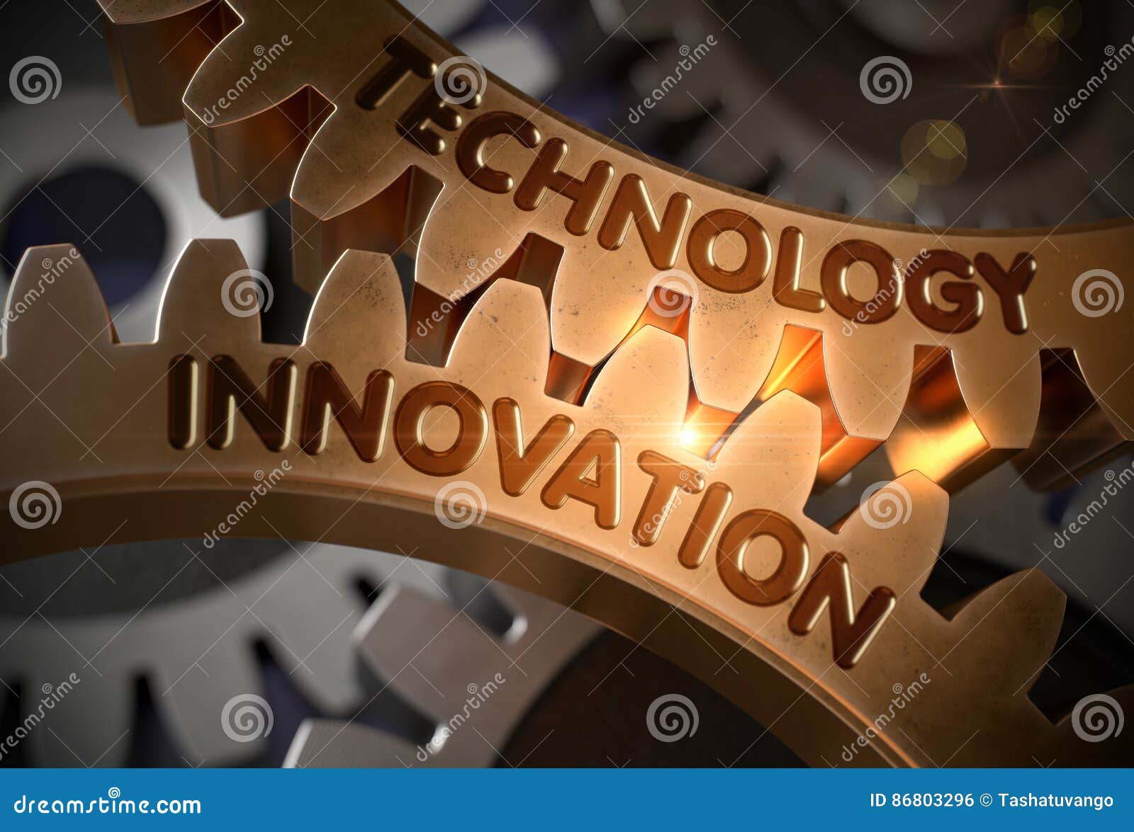 Technology Innovation. 3D. stock illustration. Illustration of ...