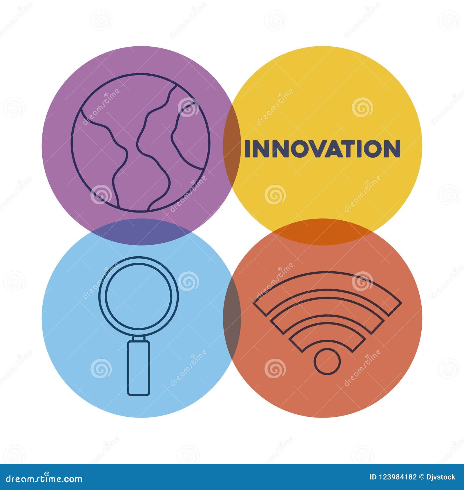 Technology and Innovation Design Icon Vector Ilustration Stock Vector ...