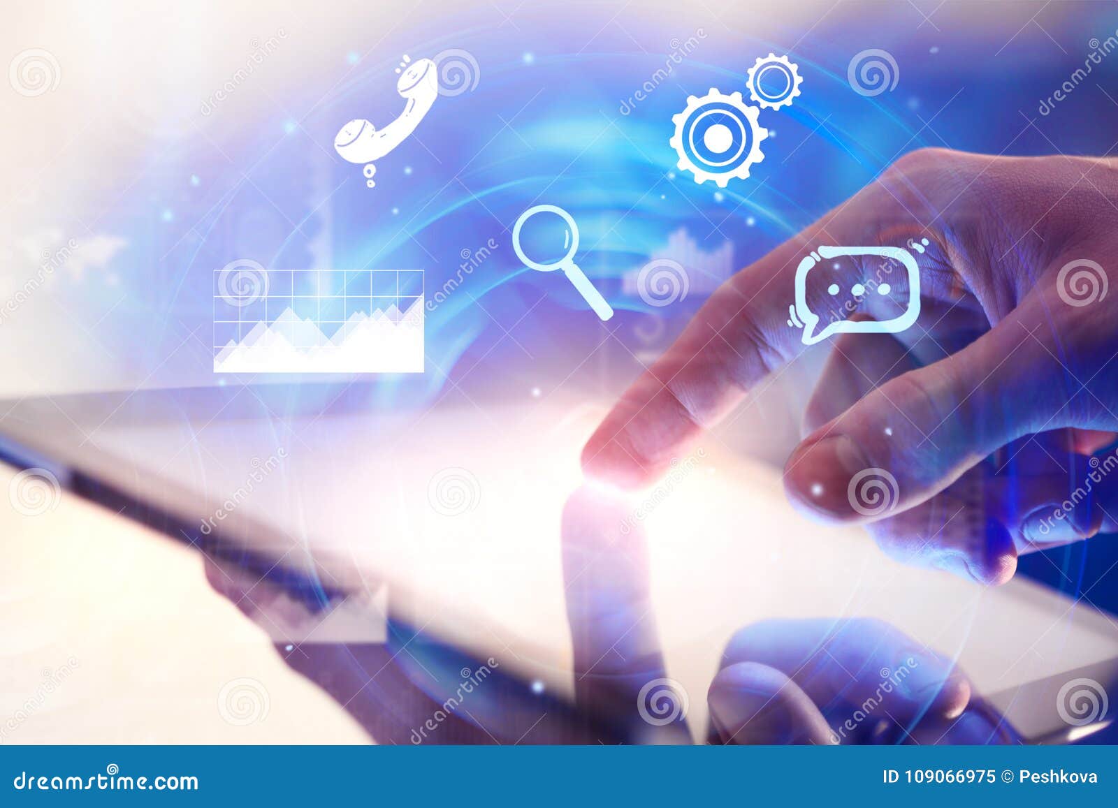 Technology, Innovation and Interface Concept Stock Image - Image of ...