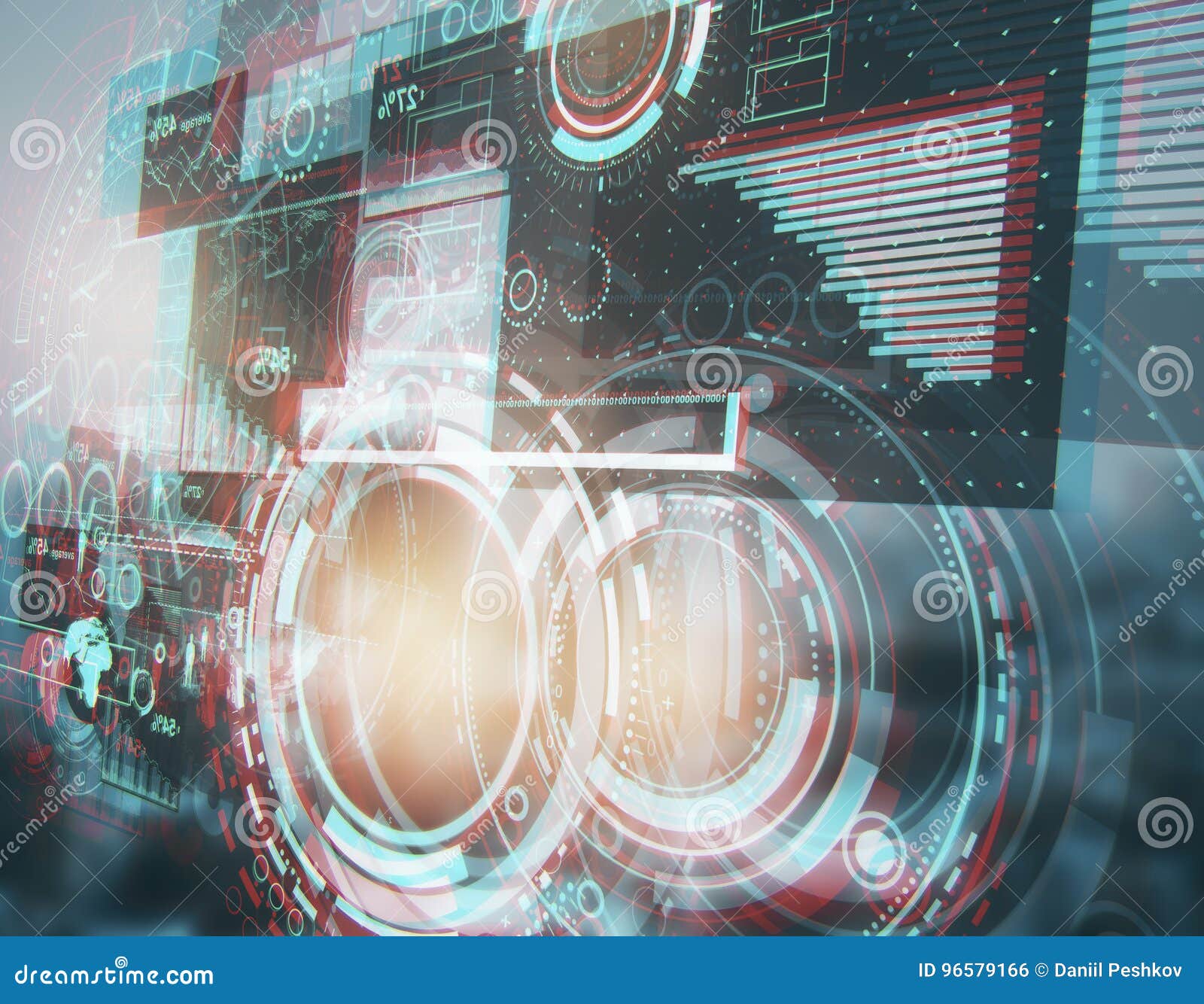 Technology, Innovation and Media Concept Stock Illustration ...