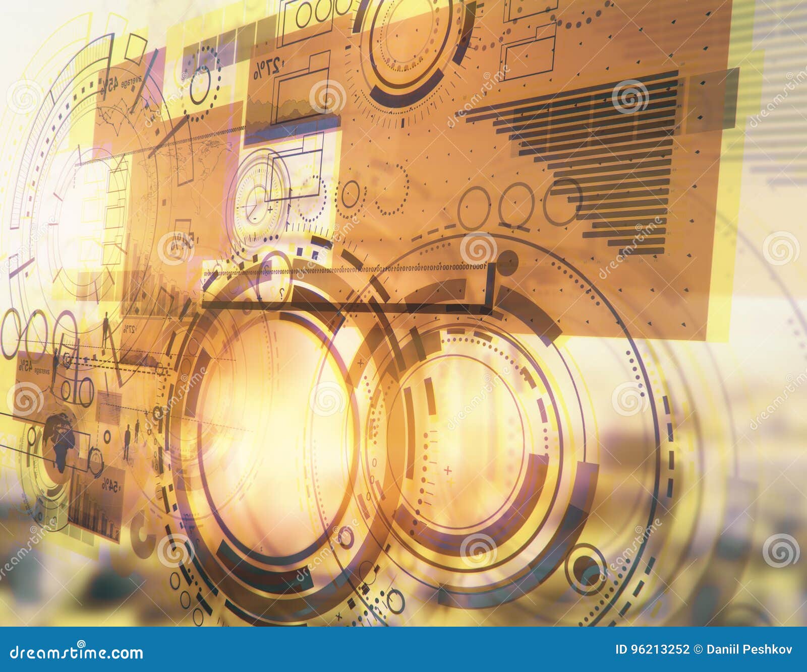 Technology, Innovation and Network Concept Stock Illustration ...