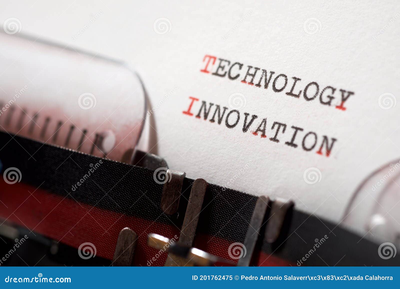 Technology Innovation Phrase Stock Image - Image of paper, invention ...