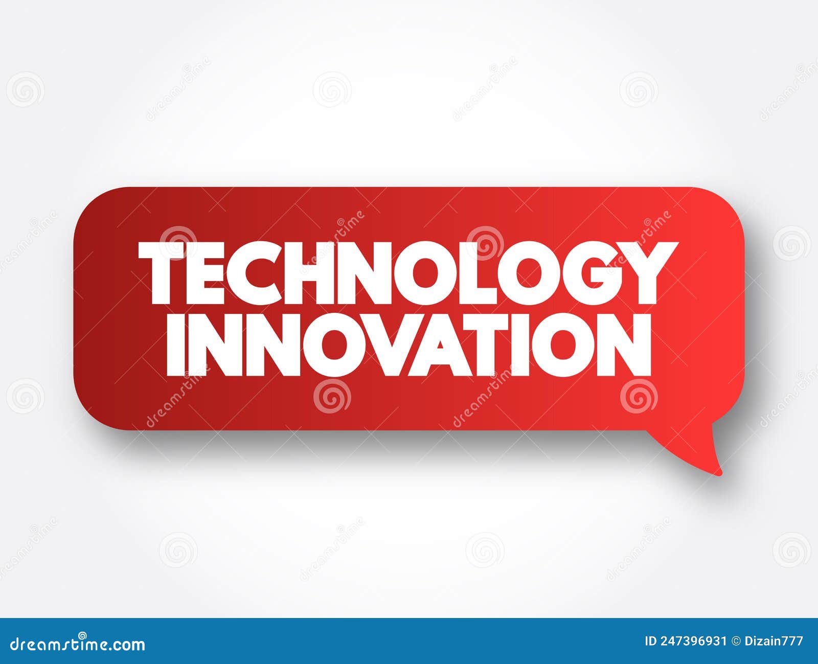 Technology Innovation Text Message Bubble, Concept Background Stock ...