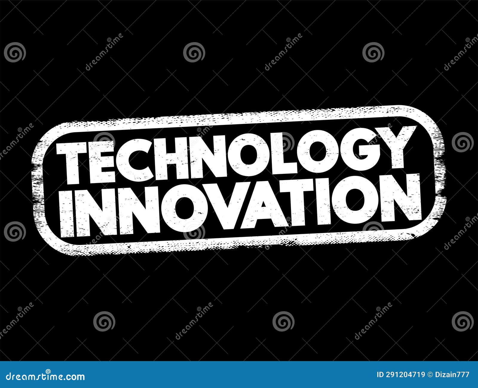 Technology Innovation Text Stamp, Concept Background Stock Image ...