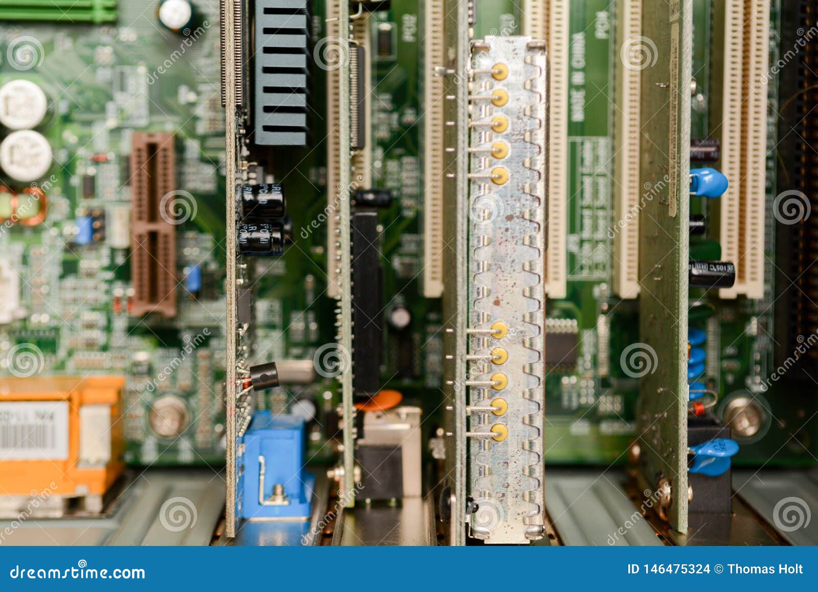 Technology Inside a Computer Stock Photo - Image of cables, future ...