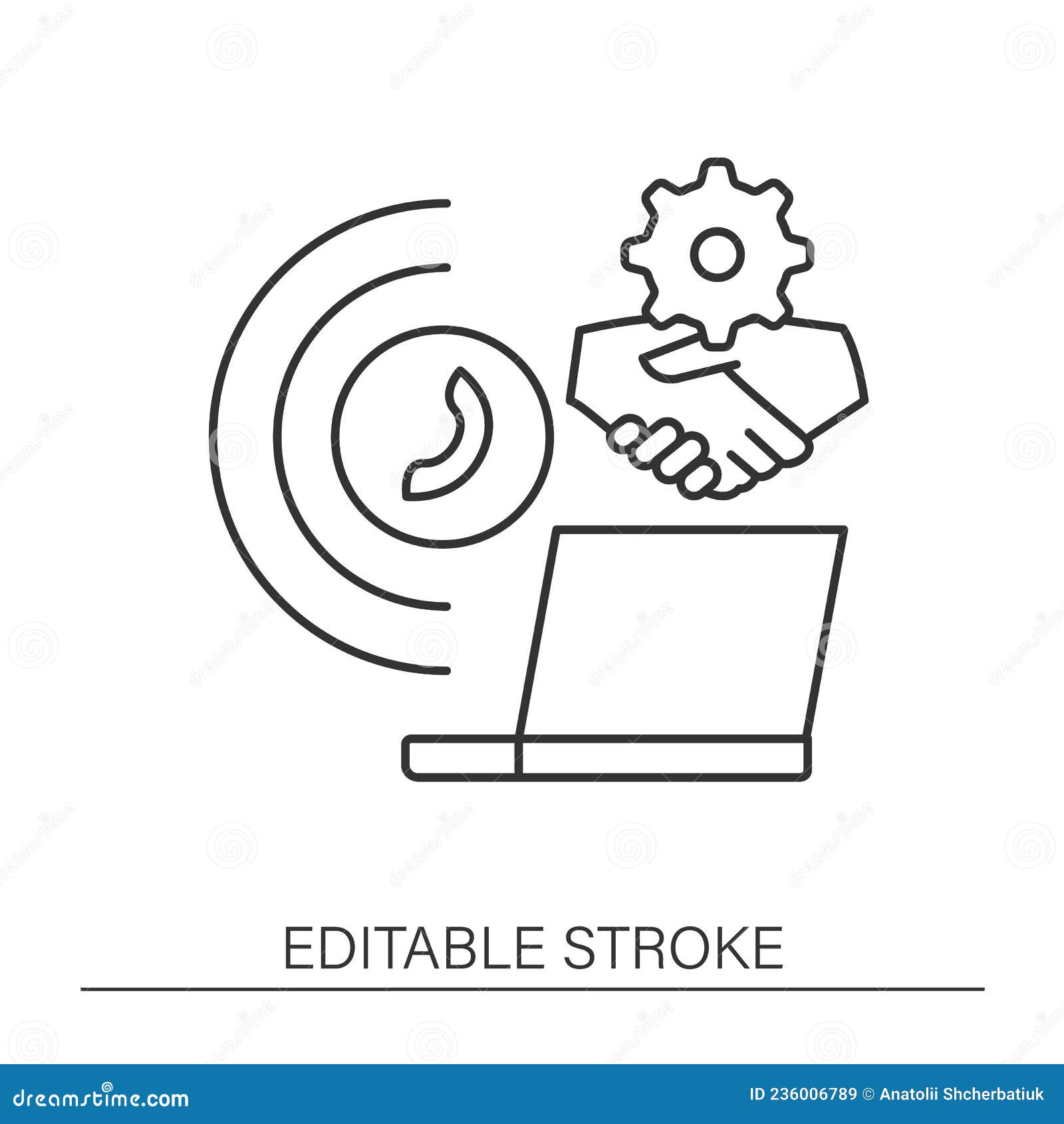 Technology Integration Line Icon Stock Vector - Illustration of ...