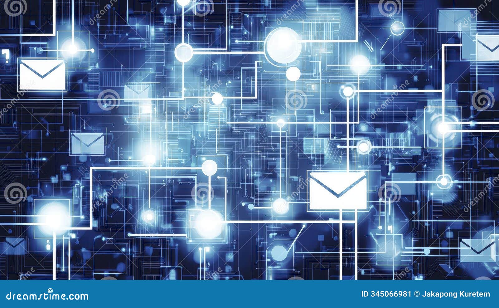 Technology Interface Displaying Arrows and Network Flow Connectivity ...