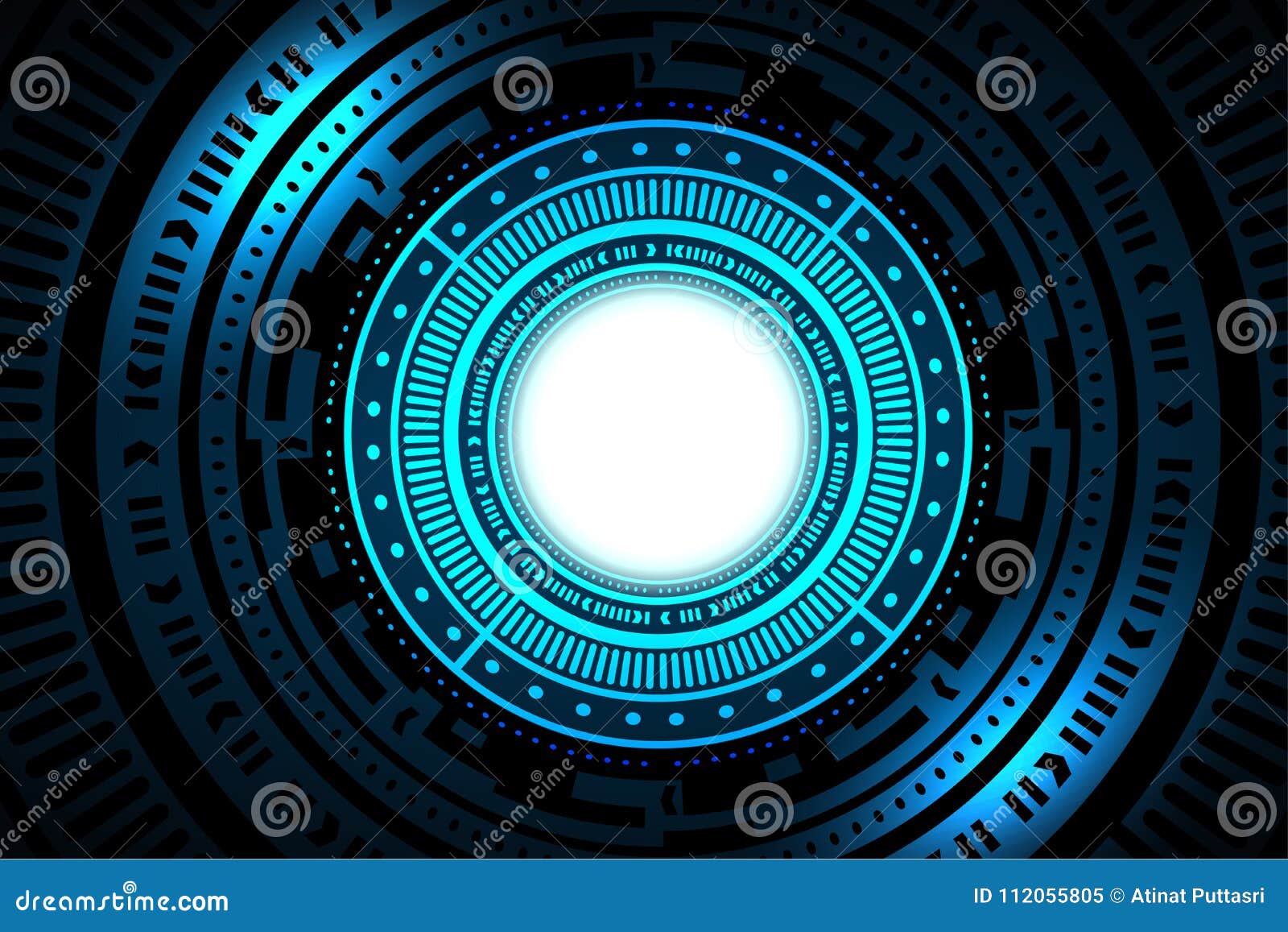 Technology Interface Hud Abstract Background Vector Hi-tech Design ...