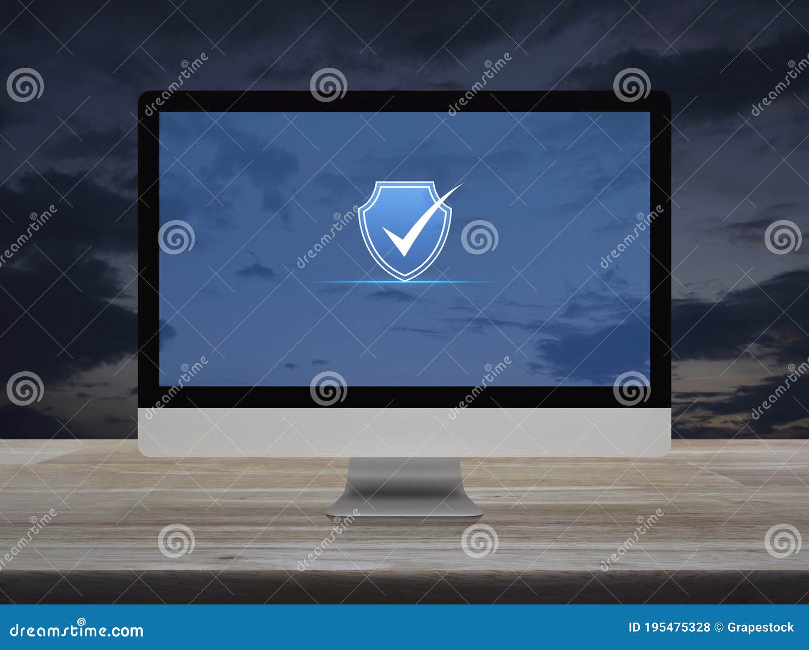 Technology Internet Cyber Security and Anti Virus Online Concept Stock ...