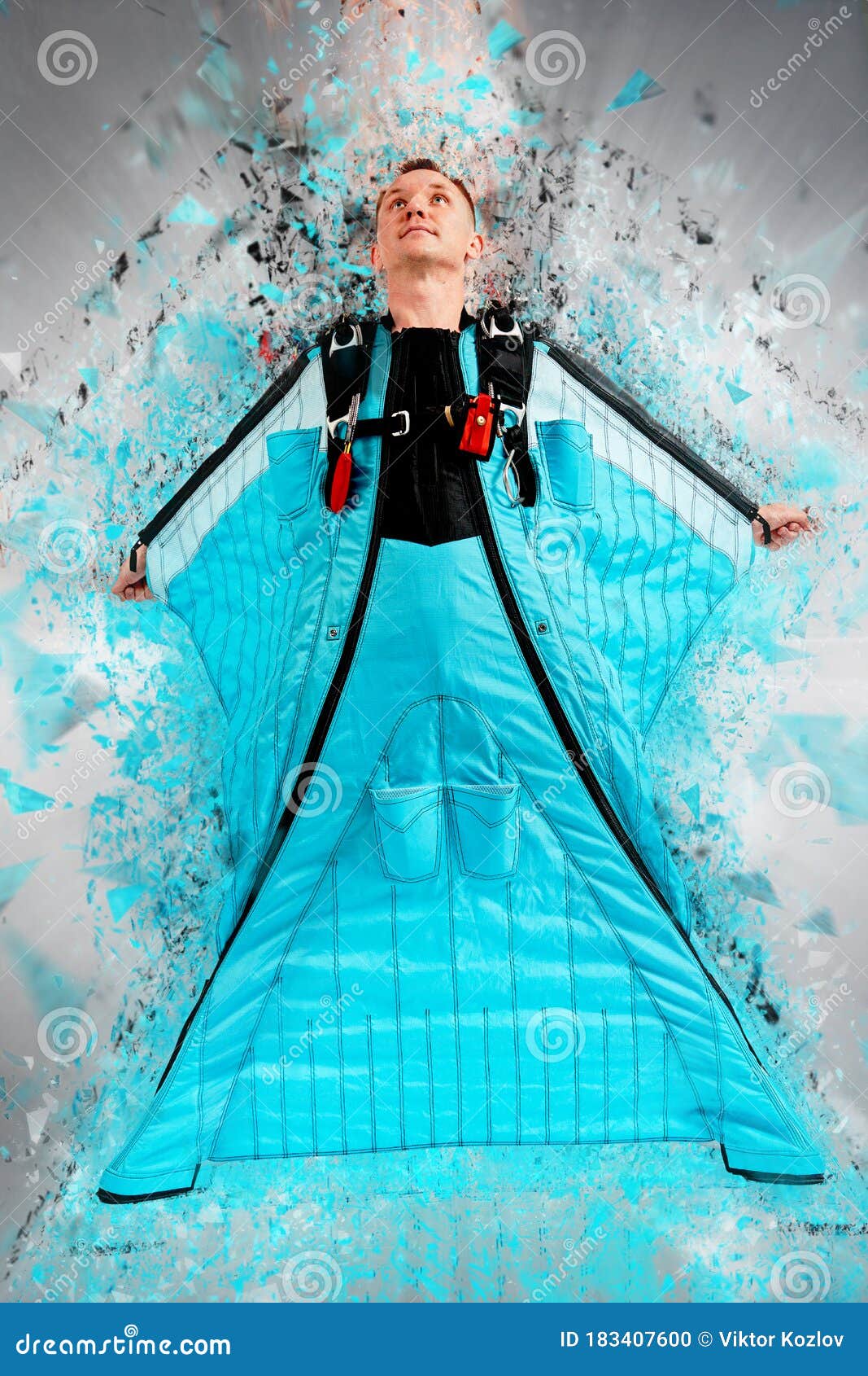 Technology. the Jumper Simulates Flight. Computer Graphics. Future ...