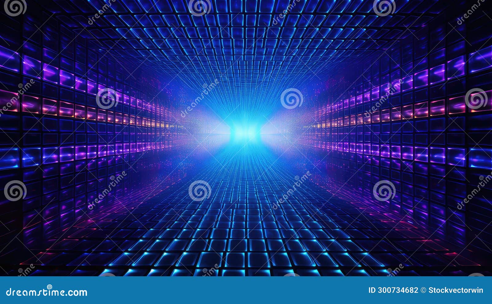 Technology Led Electronic Background Stock Illustration - Illustration ...