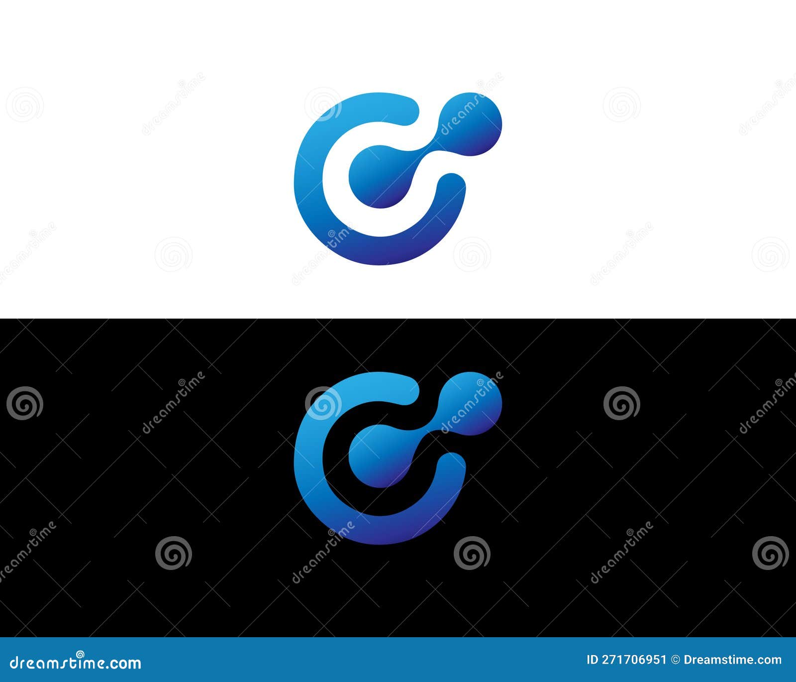 Technology Letter C logo stock vector. Illustration of digital - 271706951