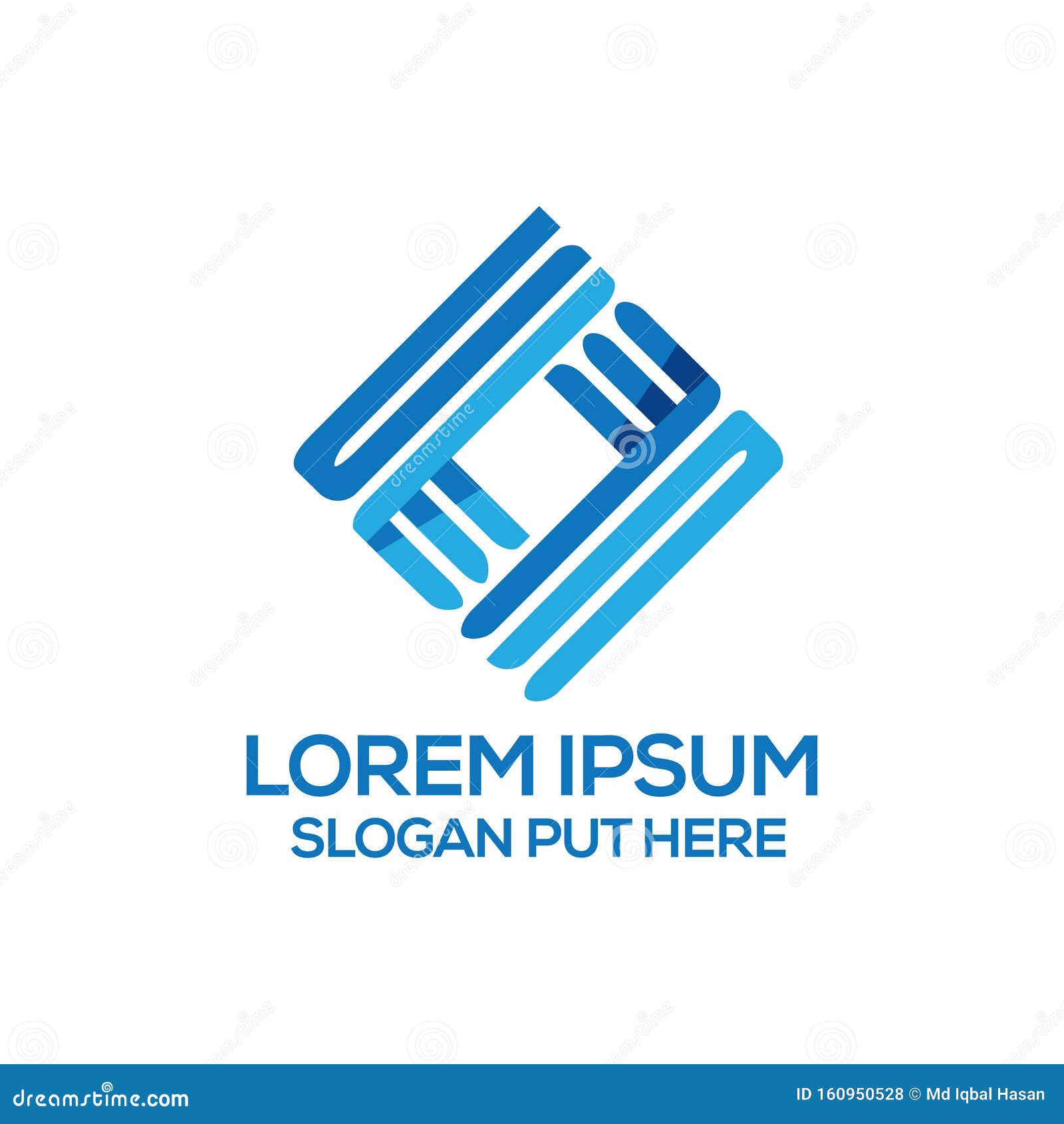 Technology Line Art Box Logo Design Template Vector Eps Stock Vector ...