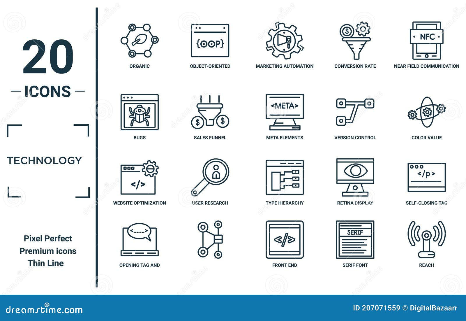Meta Elements Icon. Trendy Flat Vector Meta Elements Icon On White ...