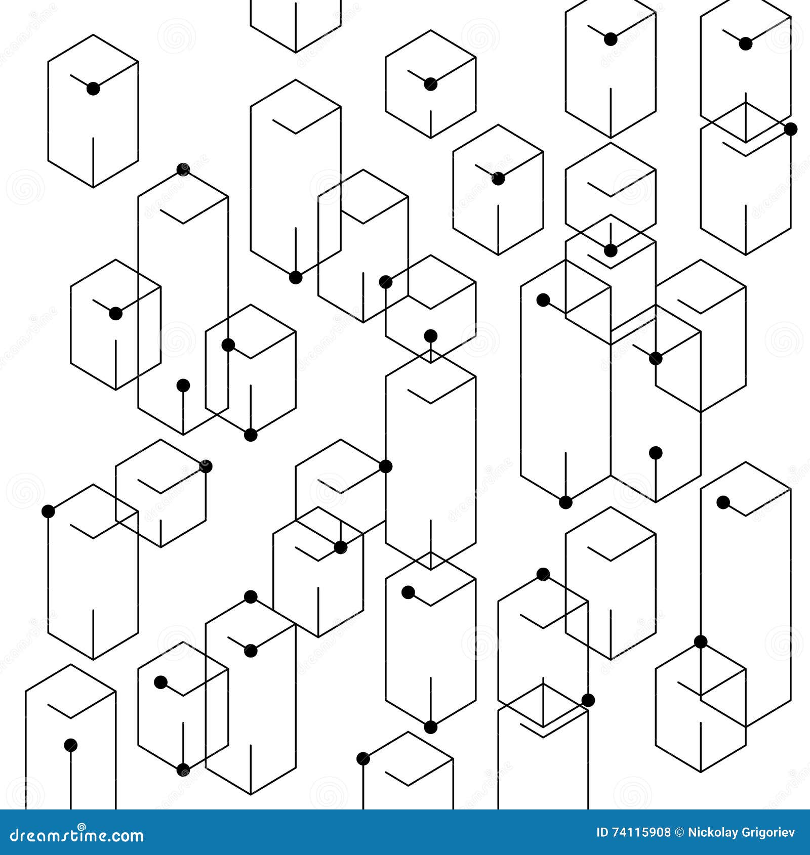 Technology lines stock vector. Illustration of internet - 74115908
