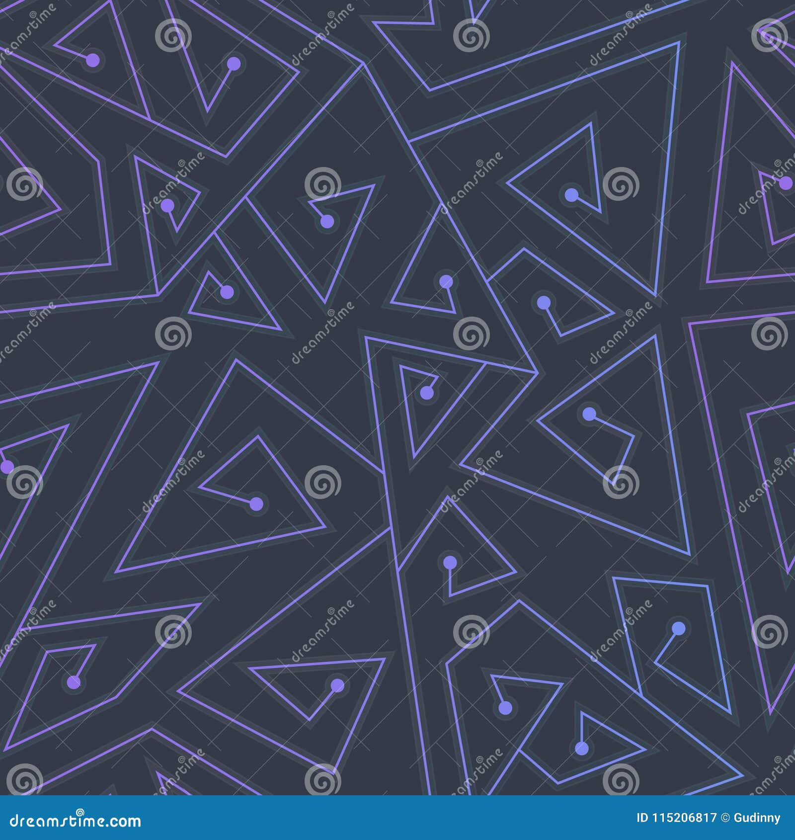 Technology Lines Seamless Pattern Stock Vector - Illustration of ...
