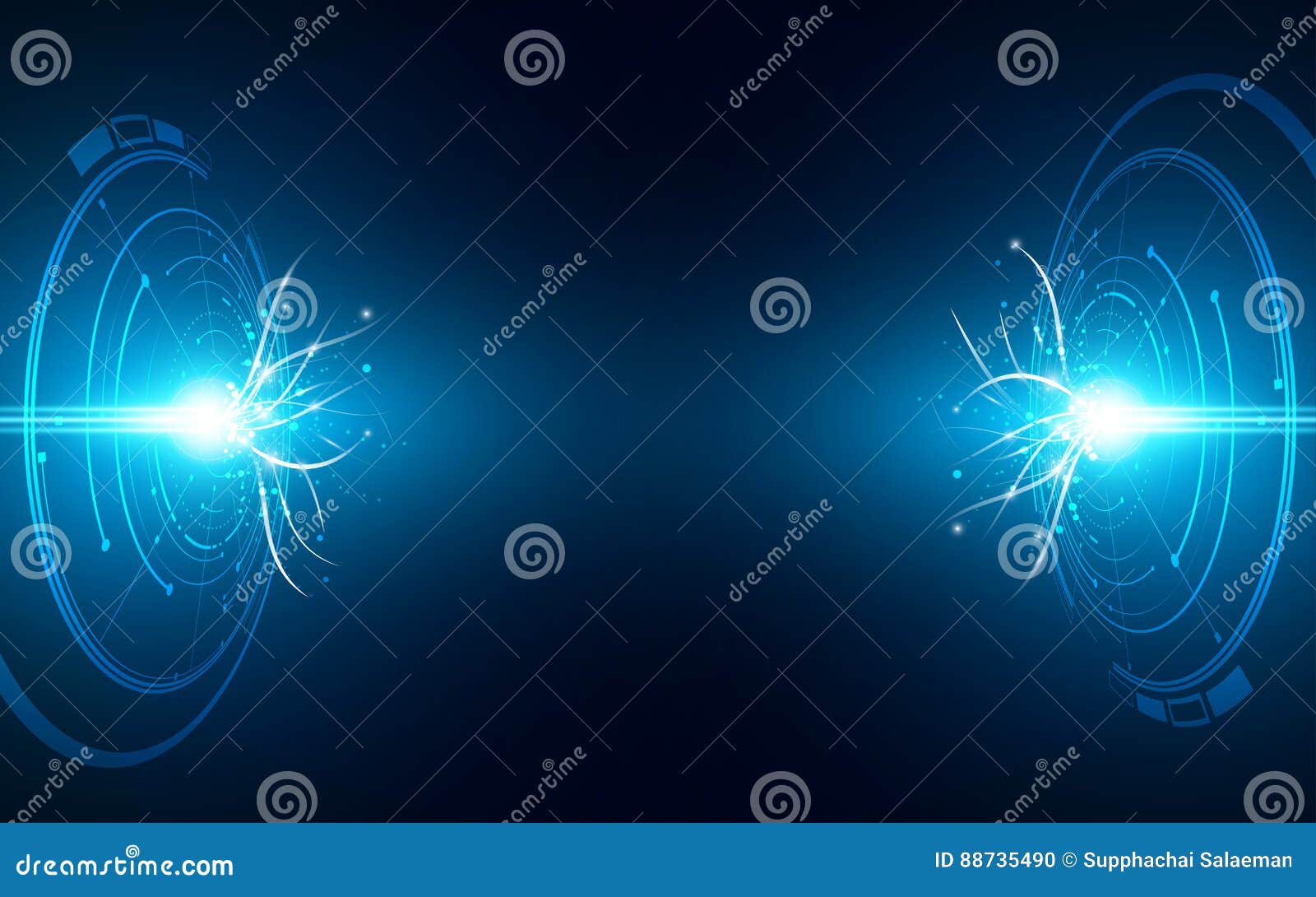 Technology Loading Concept Background Stock Vector - Illustration of ...